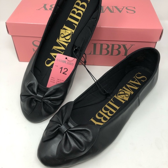 Sam & Libby | Shoes | Sam Libby Black Chelsea Flats Leather | Poshmark